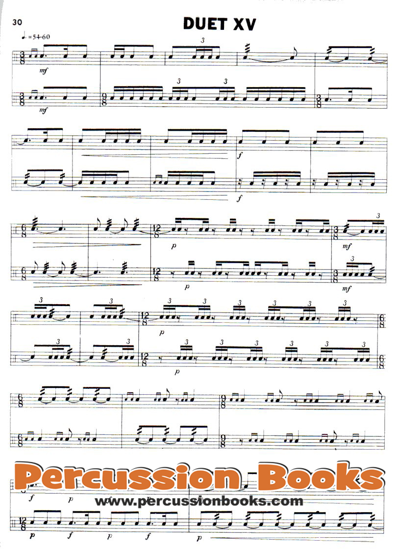 Intermediate Duets For Snare Drum - Percussion Books | Everything you ...